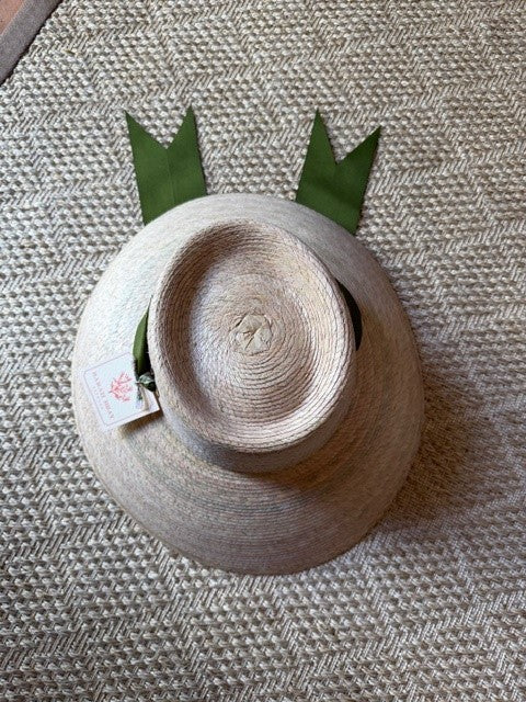 Wildflower Hat | Green Ribbon | Sarah Bray Bermuda – The Kemble Shop